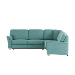 Smart Ecksofa Valencia ¦ türkis/petrol ¦ Maße (cm): B: 272 H: 90 T: