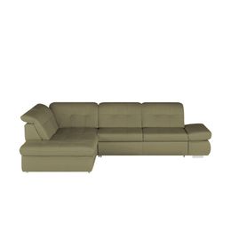 Lounge Collection Ecksofa Leder Spencer ¦ grün ¦ Maße (cm): B: 323 H