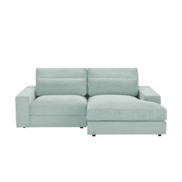 Höffner Ecksofa Branna ¦ grün ¦ Maße (cm): B: 232 H: 88 T: 164