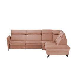 himolla Ecksofa 1926 ¦ rosa/pink ¦ Maße (cm): B: 245 H: 92 T: 278