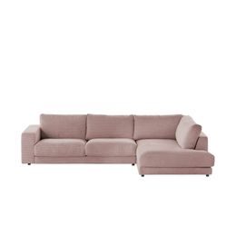 Jette Home Ecksofa Cord Sila ¦ rosa/pink ¦ Maße (cm): B: 325 H: 85 T: