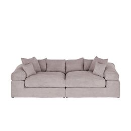 Smart Big Sofa Lianea ¦ rosa/pink ¦ Maße (cm): B: 260 H: 86 T: 133