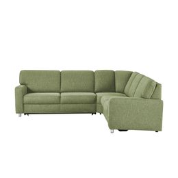 Smart Ecksofa Valencia ¦ grün ¦ Maße (cm): B: 266 H: 90 T: 236