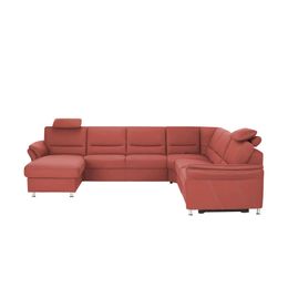 meinSofa Wohnlandschaft Donald ¦ rot ¦ Maße (cm): B: 330 H: 89 T: 2