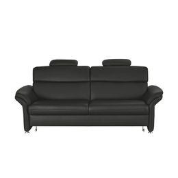 meinSofa Einzelsofa Leder Manon ¦ schwarz ¦ Maße (cm): B: 228 H: 94 T