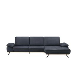 meinSofa Ecksofa Fiona ¦ blau ¦ Maße (cm): B: 322 H: 89 T: 187