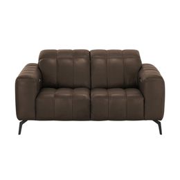 Natuzzi Editions Ledersofa mit Kopfteilverstellung Portento ¦ braun ¦