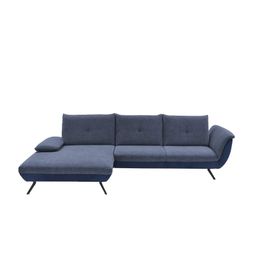 Höffner Ecksofa Celine ¦ blau ¦ Maße (cm): B: 316 H: 90 T: 244