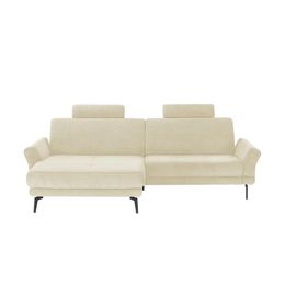 meinSofa Ecksofa Mike ¦ beige ¦ Maße (cm): B: 251 H: 86 T: 216