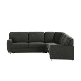 Smart Ecksofa Valencia ¦ schwarz ¦ Maße (cm): B: 270 H: 90 T: 240