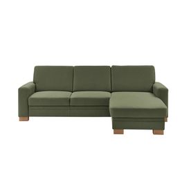 meinSofa Ecksofa Uli-S ¦ grün ¦ Maße (cm): B: 270 H: 90 T: 258