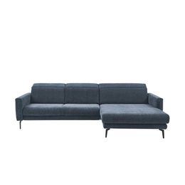 meinSofa Ecksofa Katja ¦ blau ¦ Maße (cm): B: 305 H: 83 T: 191