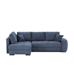 Höffner Ecksofa Mykonos de Luxe ¦ blau ¦ Maße (cm): B: 269 H: 90 T: 179