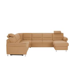 meinSofa Wohnlandschaft Donald ¦ braun ¦ Maße (cm): B: 330 H: 89 T: