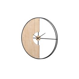 Höffner Wanduhr 90 cm Pine ¦ holzfarben ¦ Metall, Holzwerkstoff ¦ Maße (cm):