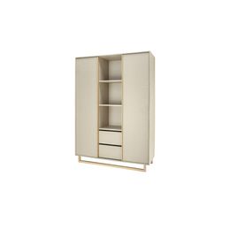 Höffner Kleiderschrank Terry ¦ beige ¦ Holzwerkstoff ¦ Maße (cm): B: 134,5 H