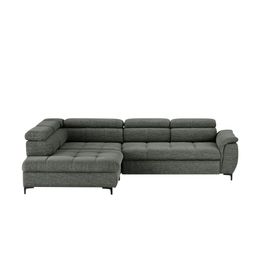 switch Ecksofa aus Flachgewebe Denvo ¦ schwarz ¦ Maße (cm): B: 290 H: