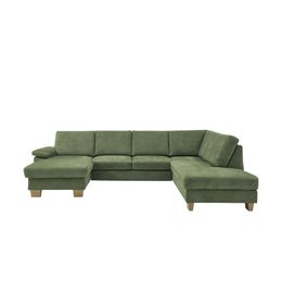 meinSofa Wohnlandschaft Samu ¦ grün ¦ Maße (cm): B: 316 H: 90 T: 235