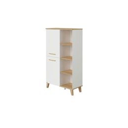 Paidi Highboard Oscar ¦ weiß ¦ Maße (cm): B: 94,8 H: 159 T: 39,9