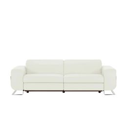 JOOP! Ledersofa 8151 ¦ creme ¦ Maße (cm): B: 238 H: 74 T: 111