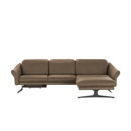 himolla Ecksofa aus Echtleder 1059 ¦ braun ¦ Maße (cm): B: 284 H: 83