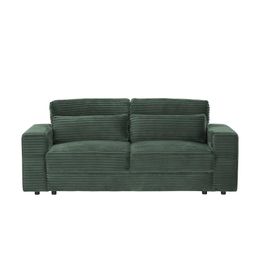 Höffner Big Sofa Branna ¦ grün ¦ Maße (cm): B: 209 H: 89 T: 102