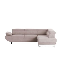 switch Ecksofa aus Mikrofaser Gio ¦ rosa/pink ¦ Maße (cm): B: 263 H: