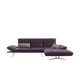 Koinor Ecksofa Echtleder Francis ¦ lila/violett ¦ Maße (cm): B: 314 H