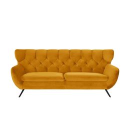 Jette Home Sofa Caldara ¦ gelb ¦ Maße (cm): B: 225 H: 94 T: 95