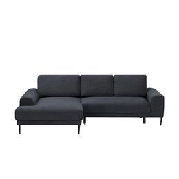 switch Ecksofa aus Cord Capitol ¦ schwarz ¦ Maße (cm): B: 276 H: 89 T