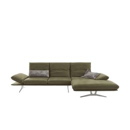 Koinor Ecksofa Echtleder Francis ¦ grün ¦ Maße (cm): B: 314 H: 93 T: