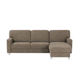 Smart Ecksofa Valencia ¦ braun ¦ Maße (cm): B: 267 H: 90 T: 173