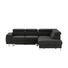 U.N.O uno Ecksofa Los Angeles ¦ schwarz ¦ Maße (cm): B: 249 H: 72 T: 207