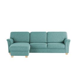 Smart Ecksofa Valencia ¦ türkis/petrol ¦ Maße (cm): B: 265 H: 90 T: