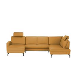 meinSofa Wohnlandschaft Grace ¦ orange ¦ Maße (cm): B: 332 T: 220