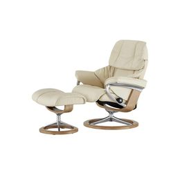 stressless Relaxsessel mit Hocker Reno L ¦ creme ¦ Maße (cm): B: 92