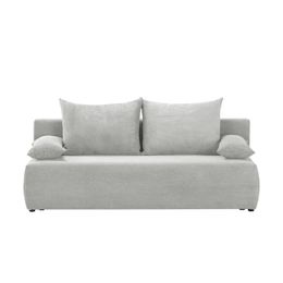 Höffner Schlafsofa Libia ¦ grau ¦ Maße (cm): B: 200 H: 90 T: 91