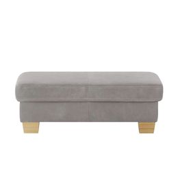 meinSofa XXL-Fußablage Samu ¦ grau ¦ Maße (cm): B: 130 H: 45 T: 65