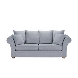 Höffner Sofa Olivia ¦ blau ¦ Maße (cm): B: 240 H: 100 T: 98