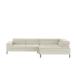 Gallery M Ecksofa Felicia Due ¦ creme ¦ Maße (cm): B: 309 H: 72 T: 2