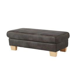 Mein Sofa bold XXL - Hocker Beata ¦ grau ¦ Maße (cm): B: 130 H: 45 T