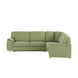 Smart Ecksofa Valencia ¦ grün ¦ Maße (cm): B: 280 H: 90 T: 250