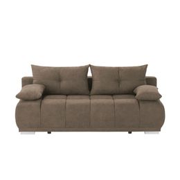 switch Schlafsofa mit Boxspringpolsterung Gala ¦ braun ¦ Maße (cm):