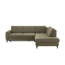 Höffner Ecksofa Cosima II ¦ grün ¦ Maße (cm): B: 284 H: 90 T: 249