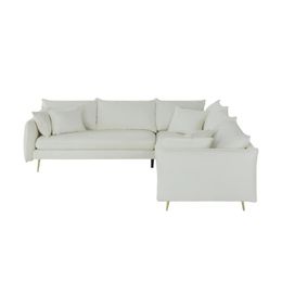 Höffner Ecksofa Edesia Corner ¦ weiß ¦ Maße (cm): B: 255 H: 80 T: 255