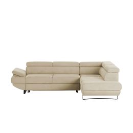 switch Ecksofa aus Mikrofaser Gio ¦ braun ¦ Maße (cm): B: 200 H: 74 T