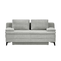 Höffner Schlafsofa Boxspring Ciri ¦ grau ¦ Maße (cm): B: 200 H: 93 T: 107