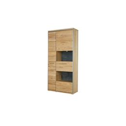 Woodford Vitrine Felino ¦ holzfarben ¦ Maße (cm): B: 94 H: 201 T: 39