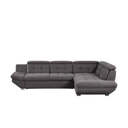 U.N.O uno Ecksofa Elias ¦ braun ¦ Maße (cm): B: 305 H: 80 T: 228