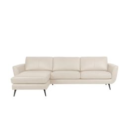 Soho Ecksofa Smile Day Leder ¦ weiß ¦ Maße (cm): B: 274 H: 85 T: 156